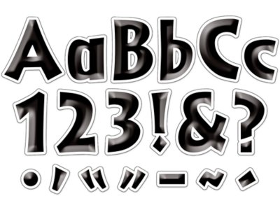 Punch-Out Letters | Classroom Bulletin Board Decor | Lakeshore®