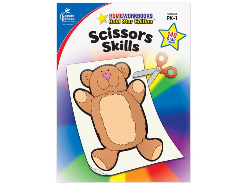 Scissors Skills Activity Book at Lakeshore Learning