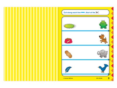 Scissors Skills Activity Book at Lakeshore Learning