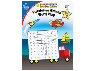 Puzzles & Games Word Play Workbook at Lakeshore Learning
