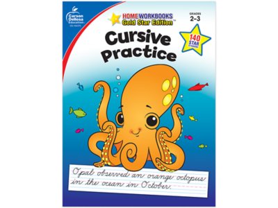 Writing Cursive Practice Activity Book at Lakeshore Learning