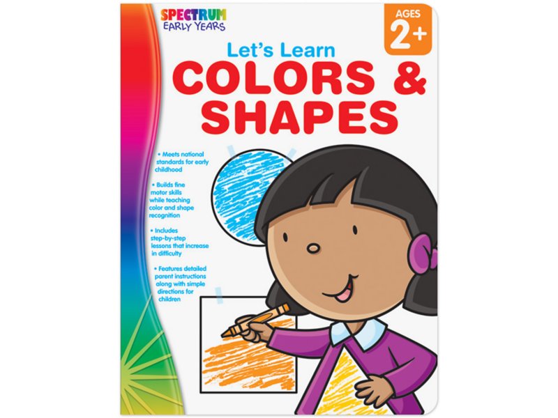 Spectrum® Colors & Shapes Workbook at Lakeshore Learning