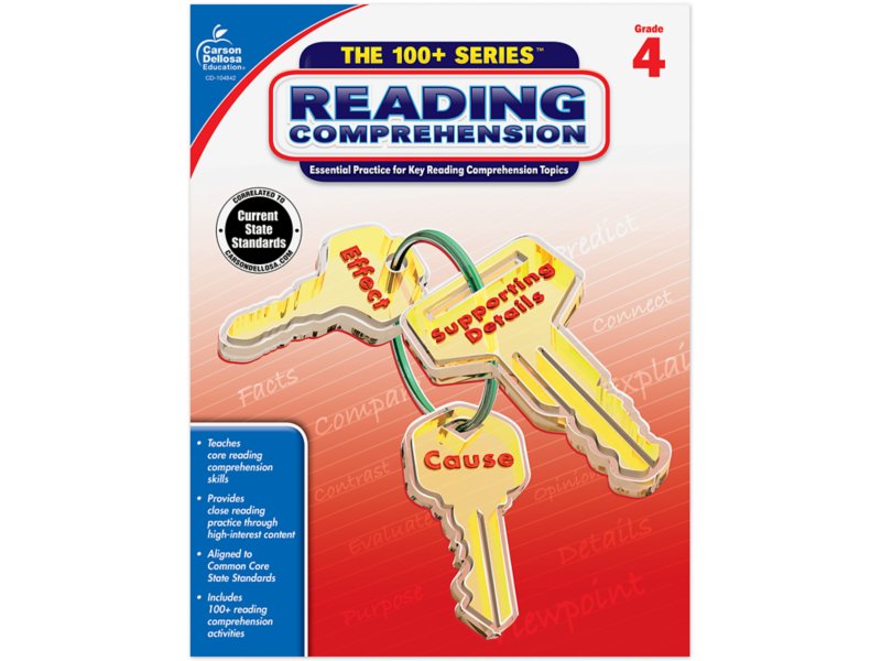 The 100+ Series™ Reading Comprehension Workbook - Gr. 4 at Lakeshore ...