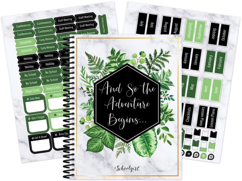 Simply Boho Lesson Plan & Record Book at Lakeshore Learning