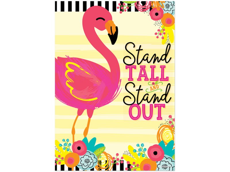 Simply Stylish Tropical Stand Tall & Stand Out Poster at Lakeshore Learning