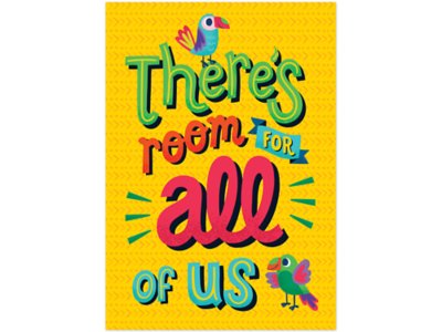 One World There’s Room for All of Us Poster at Lakeshore Learning