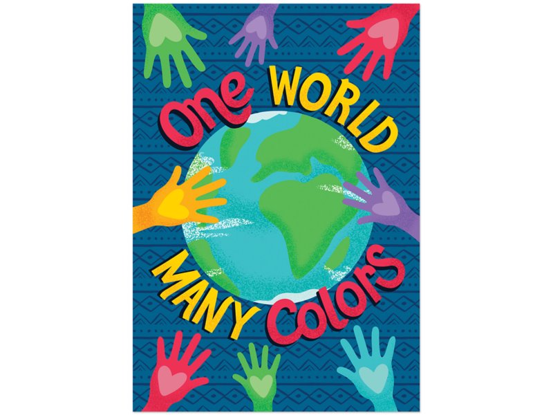 One World Many Colors Poster at Lakeshore Learning