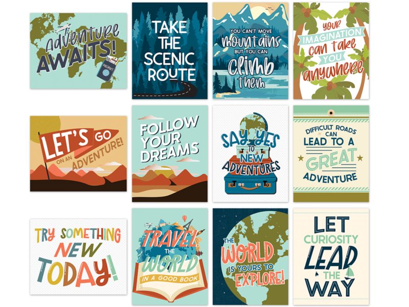 Let’s Explore Motivational Mini Poster Pack at Lakeshore Learning