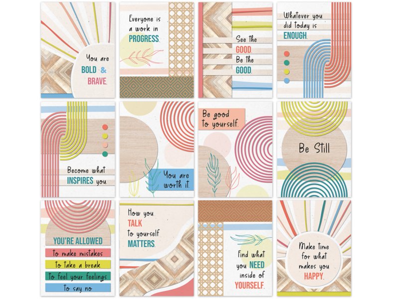 True to You Motivational Mini Poster Pack at Lakeshore Learning