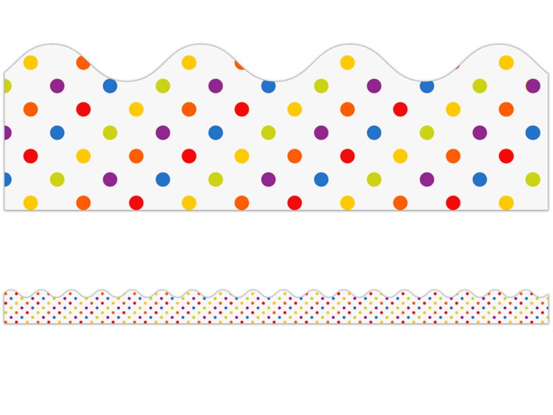 Colorful Dot Border