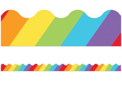 Celebrate Learning Rainbow Scalloped Border at Lakeshore Learning
