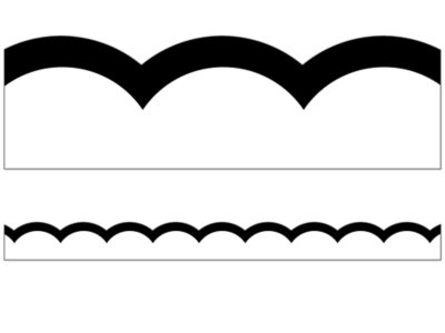Simply Stylish Scalloped Border at Lakeshore Learning