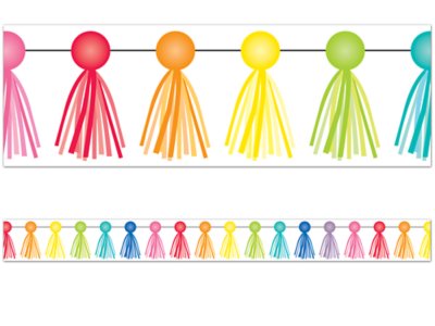 Hello Sunshine Rainbow Scalloped Border at Lakeshore Learning