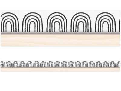 Creatively Inspired Black & White Rainbow Border at Lakeshore Learning