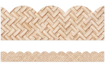 True to You Woven Rattan Border at Lakeshore Learning