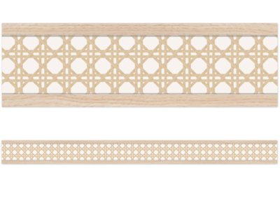 True to You Woven Rattan Border at Lakeshore Learning