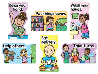 Good Manners Matter! Bulletin Board Set at Lakeshore Learning
