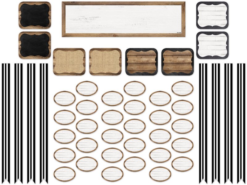 Industrial Chic Classroom Jobs Bulletin Board Set at Lakeshore Learning