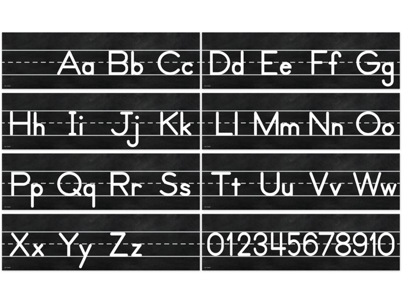 Industrial Chic Traditional Manuscript Bulletin Board Set at Lakeshore ...