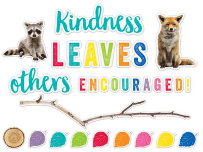 Woodland Whimsy Kindness Bulletin Board Set at Lakeshore Learning