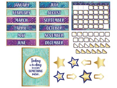 Galaxy Calendar Bulletin Board Set at Lakeshore Learning