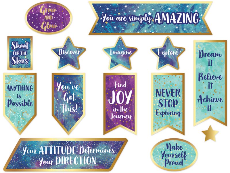 Galaxy Motivational Bulletin Board Set at Lakeshore Learning