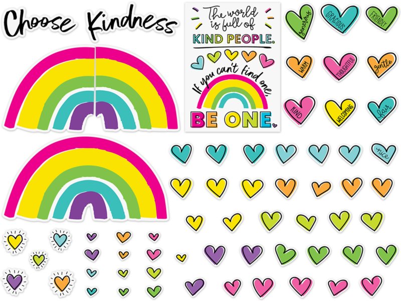 Kind Vibes Choose Kindness Bulletin Board Set at Lakeshore Learning