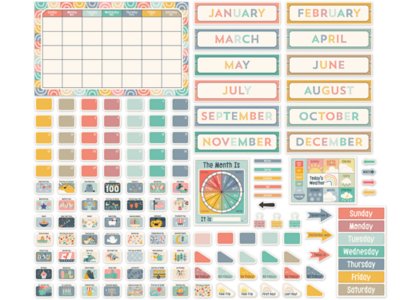 We Belong Calendar Bulletin Board Set at Lakeshore Learning