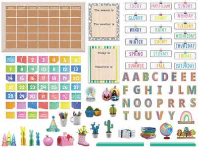 Creatively Inspired Calendar Bulletin Board Set at Lakeshore Learning