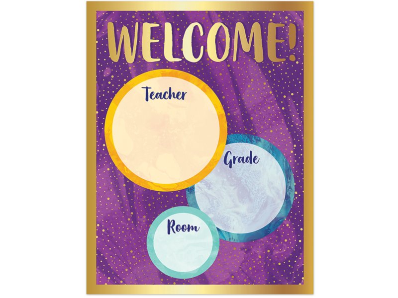 Galaxy Welcome Poster at Lakeshore Learning