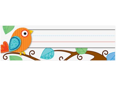 Boho Bird Self-Adhesive Nameplates at Lakeshore Learning