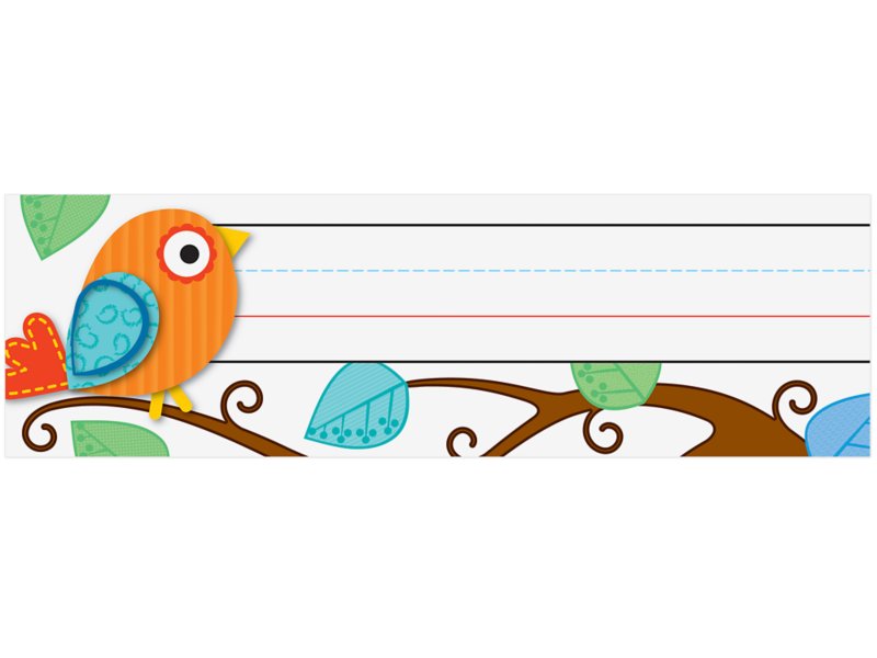 Boho Bird Self-Adhesive Nameplates at Lakeshore Learning