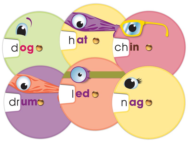 Word Family Word Wheels at Lakeshore Learning