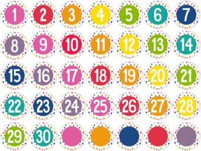 Hello Sunshine Calendar Mini Accents at Lakeshore Learning