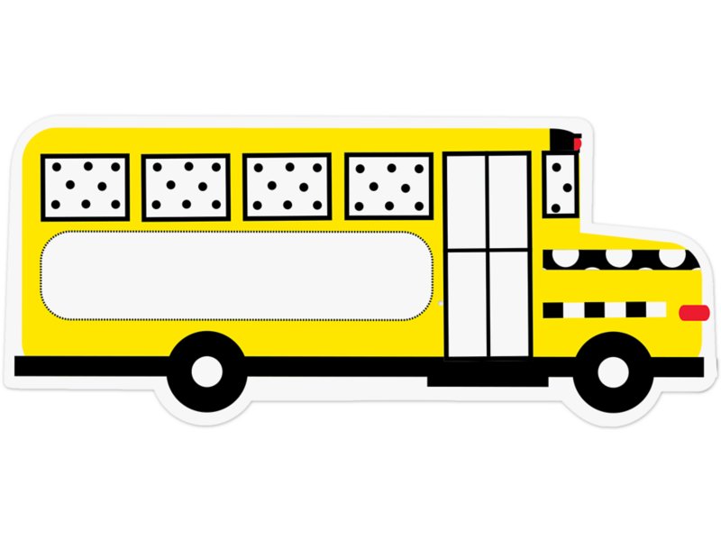Black White And Stylish Brights School Bus Accents At Lakeshore Learning