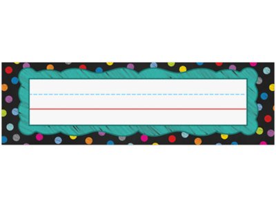 Colorful Chalkboard Nameplates at Lakeshore Learning