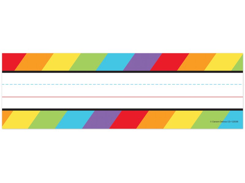 Celebrate Learning Rainbow Nameplates at Lakeshore Learning