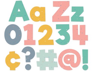 Punch-Out Letters | Classroom Bulletin Board Decor | Lakeshore®
