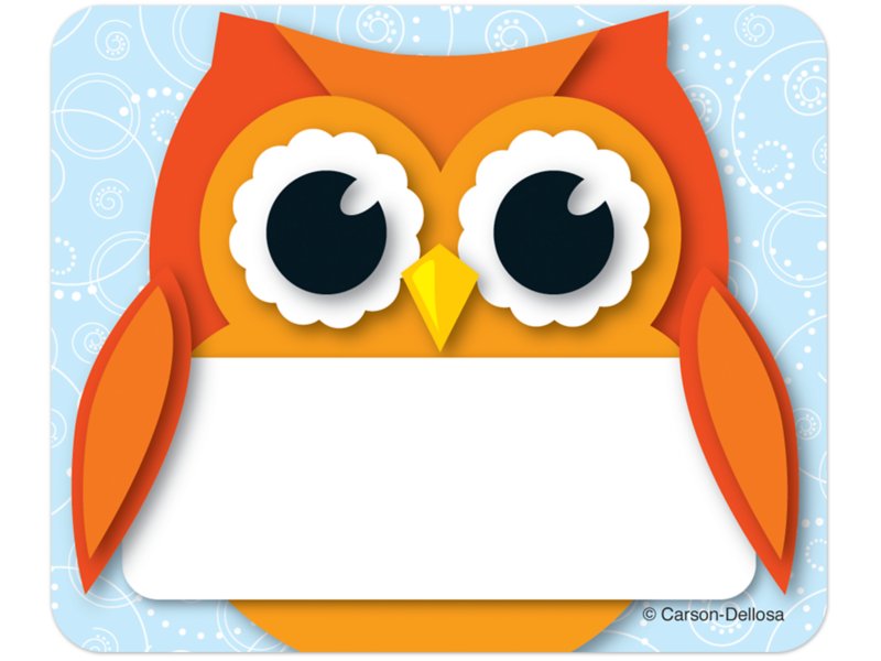 Name Tag Clip Art Cute Cartoon