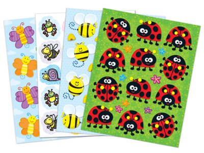 Springtime Happy Bug Stickers - Variety Pack at Lakeshore Learning