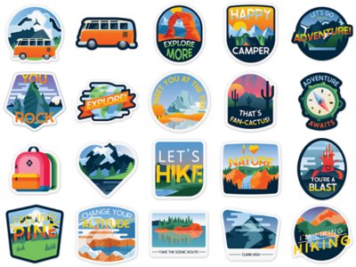 Adventure Vinyl Stickers at Lakeshore Learning