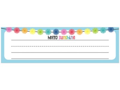 Hello Sunshine Rainbow Scalloped Border at Lakeshore Learning