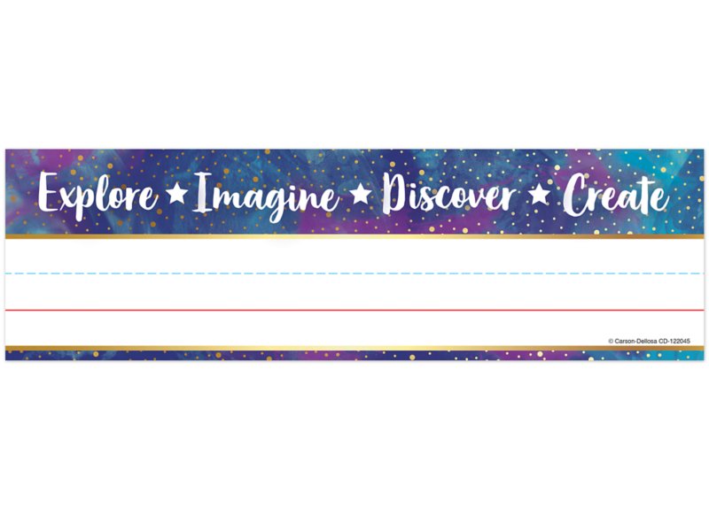 Galaxy Nameplates at Lakeshore Learning