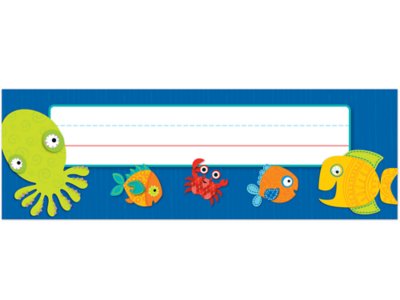 Sea Life Nameplates at Lakeshore Learning