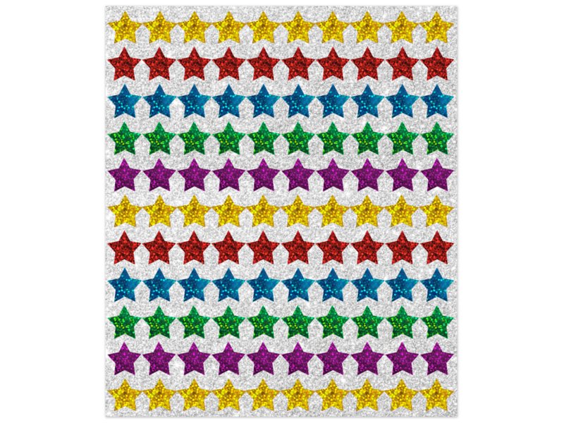 Sparkly Star Mini Stickers at Lakeshore Learning
