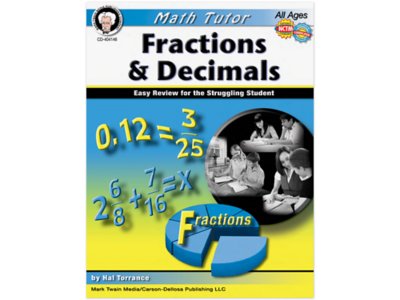 Fractions & Decimals Workbook at Lakeshore Learning