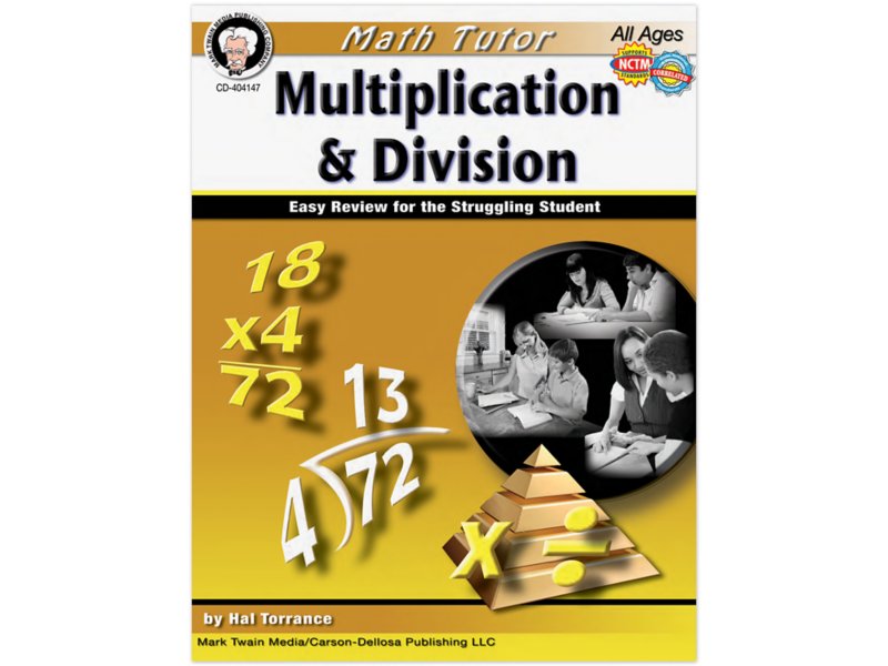 Multiplication & Division Workbook at Lakeshore Learning
