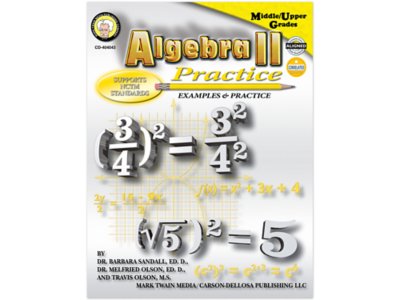 Algebra II Practice Workbook at Lakeshore Learning