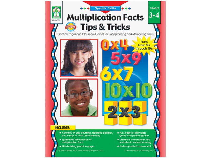 Multiplication Facts, Tips & Tricks Workbook at Lakeshore Learning