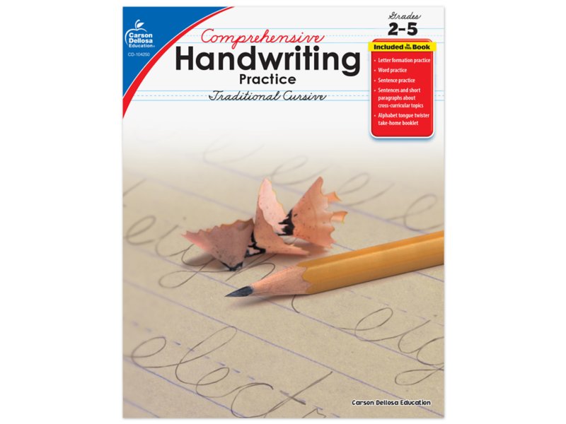 Traditional Cursive Handwriting Practice Workbook at Lakeshore Learning